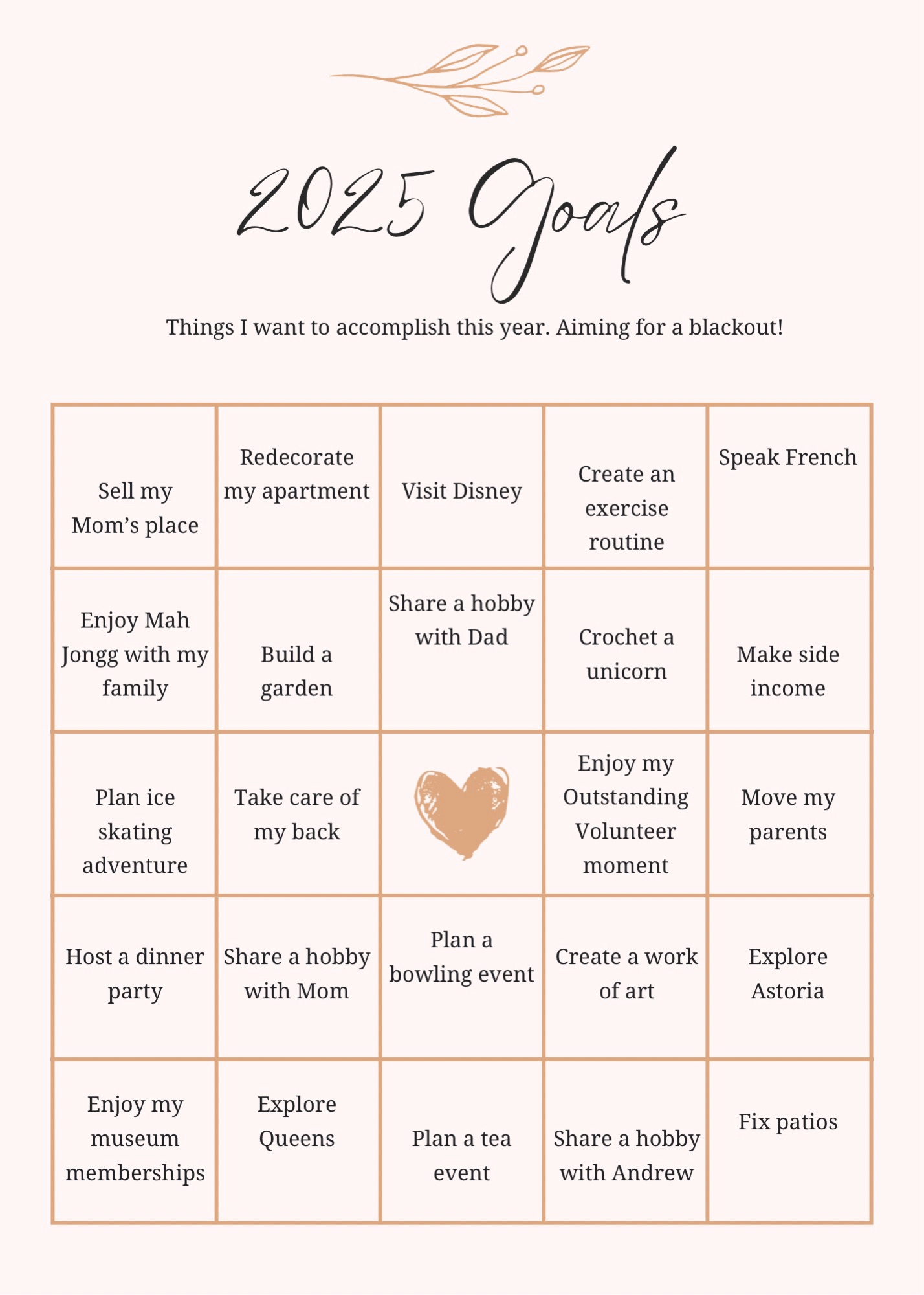 My 2025 Goals The Casual Explorer