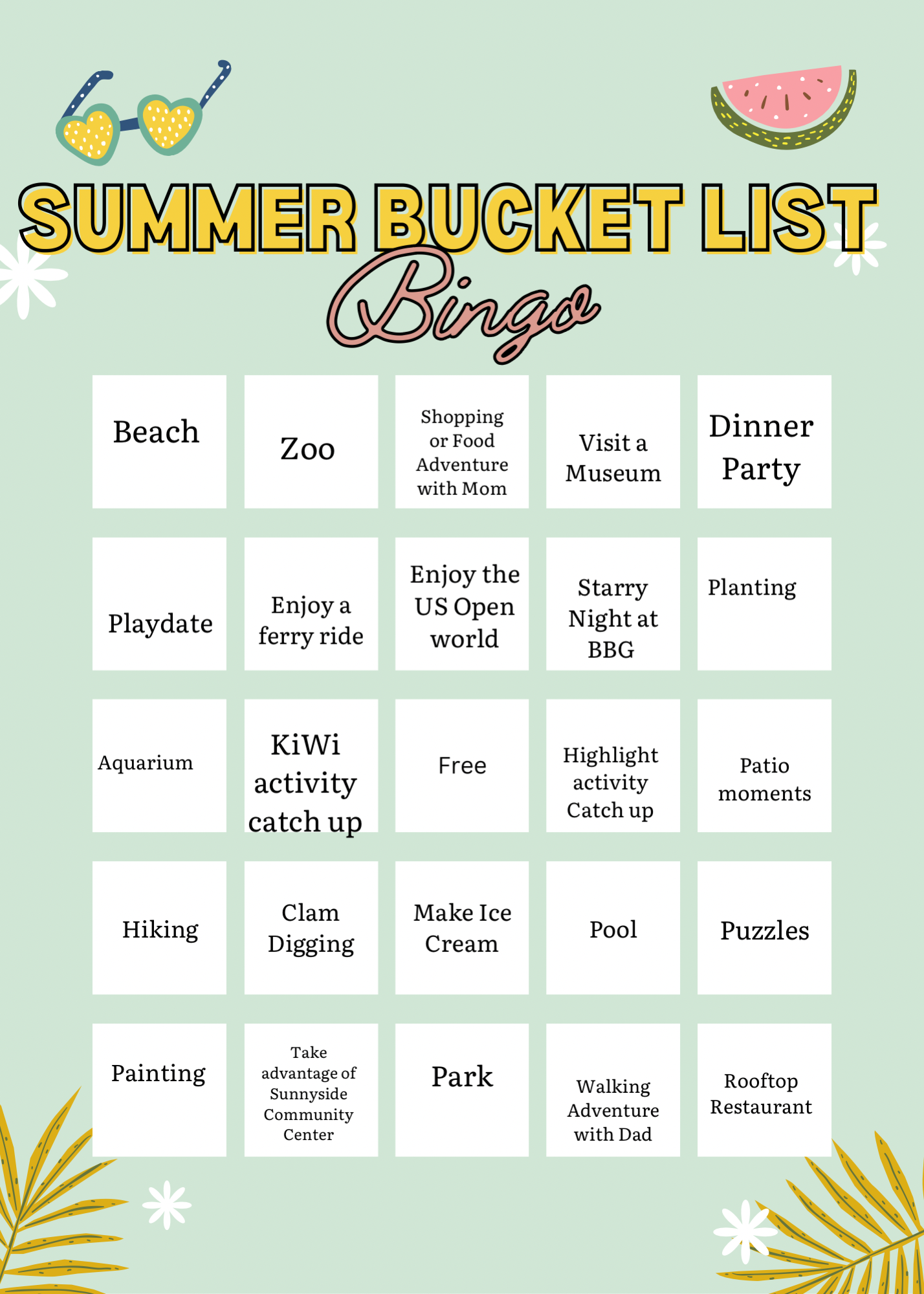 2025 Summer Bucket List | The Casual Explorer